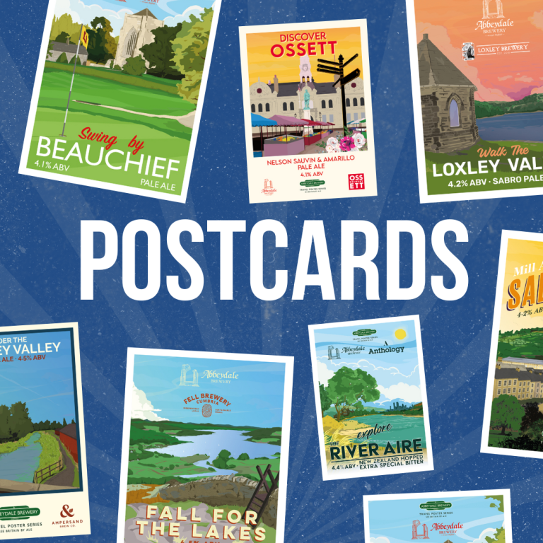 Travel Poster Series Postcards - Abbeydale Brewery